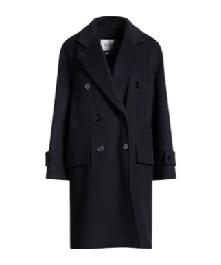 Max Mara Stylish Minimalist Solid-color Double-breasted Coat