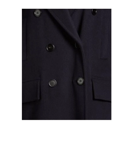 Max Mara Stylish Minimalist Solid-color Double-breasted Coat
