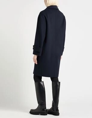 Max Mara Stylish Minimalist Solid-color Double-breasted Coat