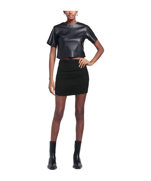 Tory Burch Ruched Mini Skirt