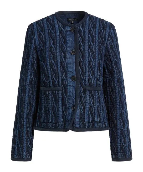 Rag & Bone Plain Colour Denim Jackets