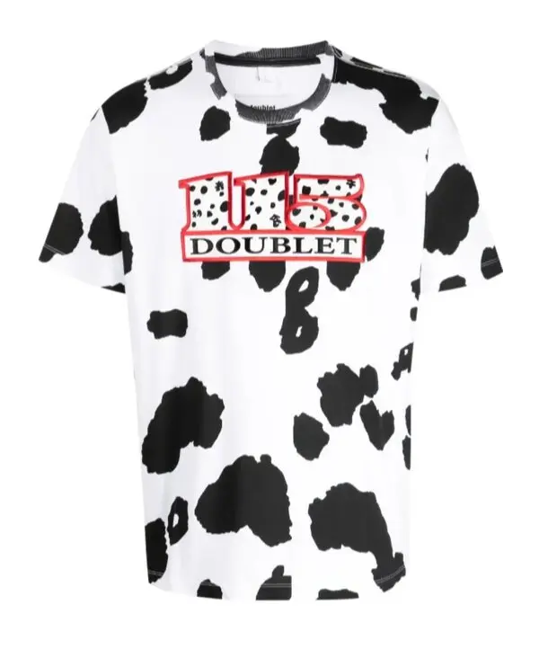 DOUBLET Crew Neck Short-sleeved T-shirt