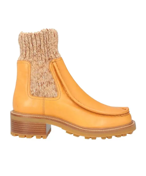 Chloé Comfortable Multi-color Round-toe Ankle Boots