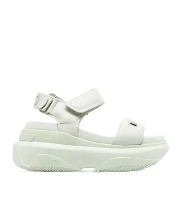 Liu Jo Open-toe Platform Sandals With Logo Plaque - White