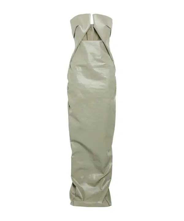 Rick Owens Off-the-shoulder Denim Dress