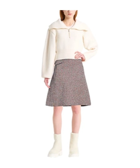 Chloé Multi-color Tweed A-line Skirt