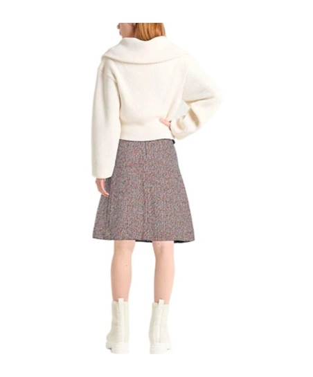 Chloé Multi-color Tweed A-line Skirt