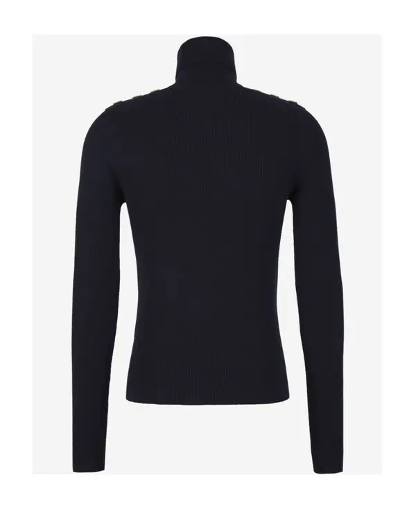 Balmain Long Sleeved Turtleneck Jumper