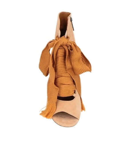 Chloé Suede Open-toe Ankle Boots