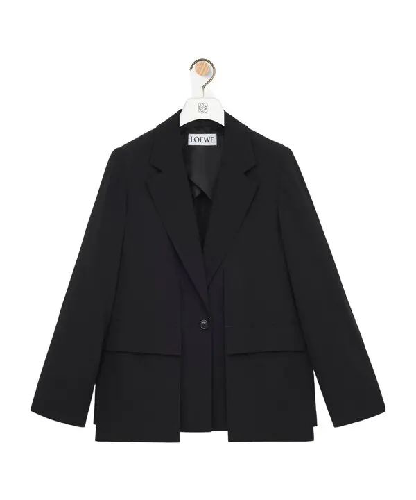 Loewe Wool Single-breasted Blazer