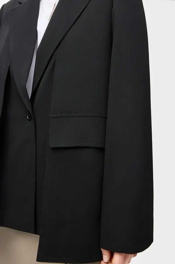 Loewe Wool Single-breasted Blazer