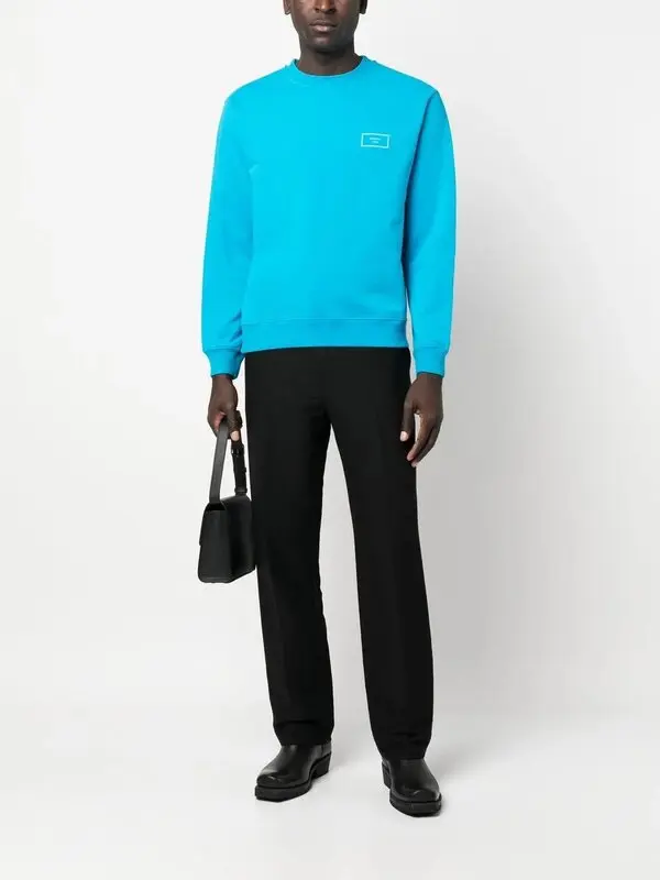 Martine Rose Logo-print Crew-neck Sweatshirt