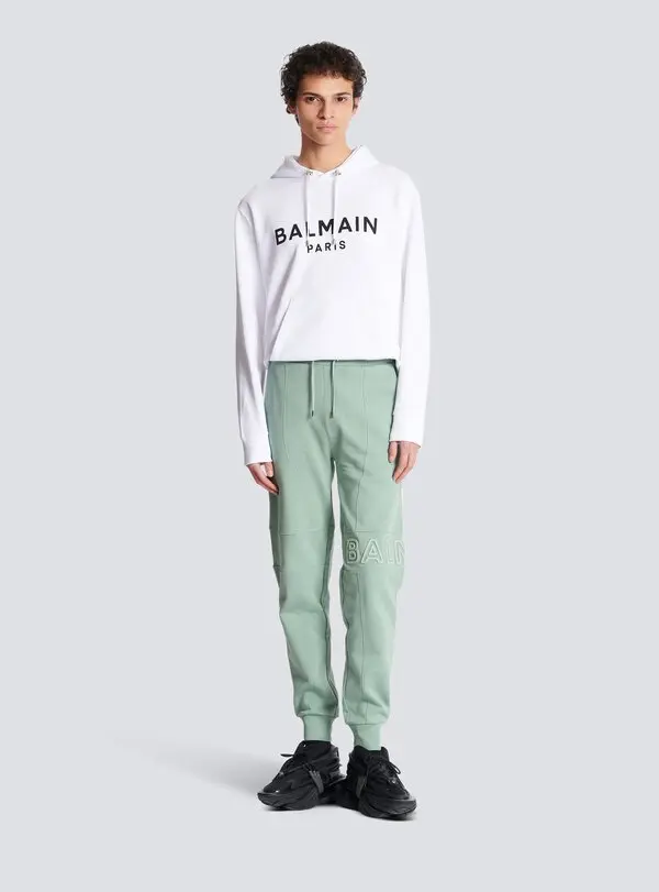 Balmain Embossed Logo Jogging Bottoms