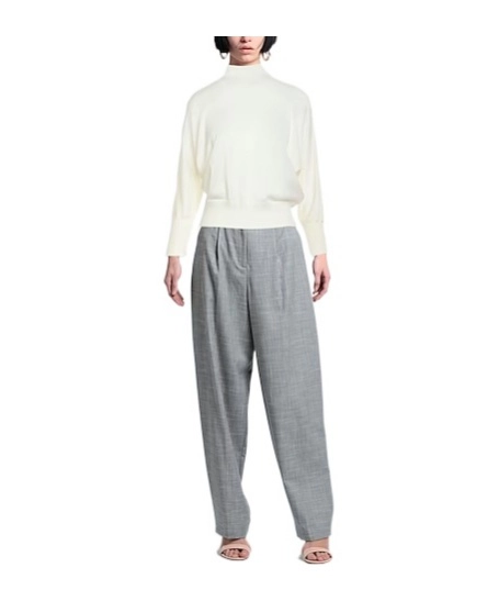 Max Mara Lightweight Wool Turtleneck Knit Top