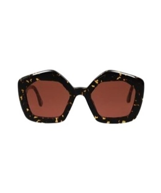 Marni Geometric Frame Sunglasses
