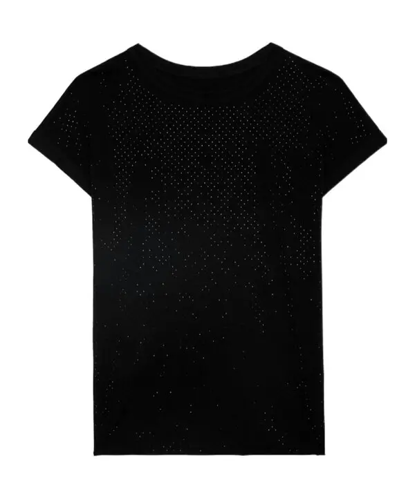 Zadig&Voltaire Cecilia Crystal-embellished T-shirt - Noir