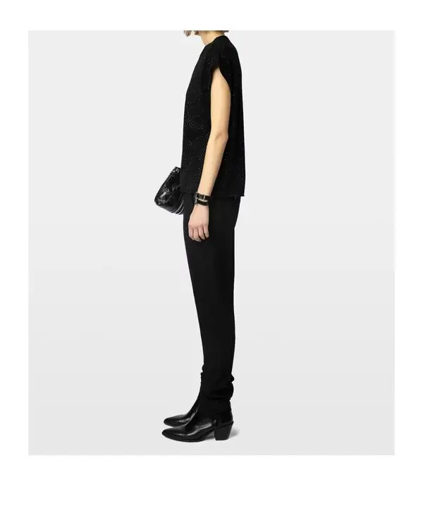 Zadig&Voltaire Cecilia Crystal-embellished T-shirt
