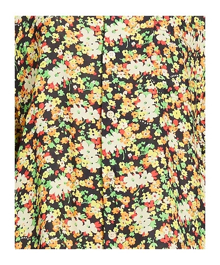 Marni Floral Print Satin Shirt