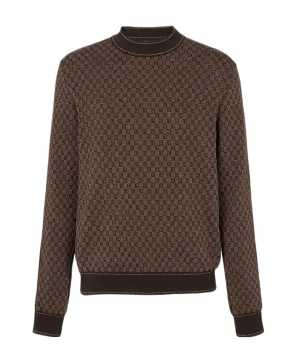 Balmain Mini Monogram Knit Jumper