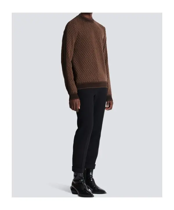Balmain Mini Monogram Knit Jumper