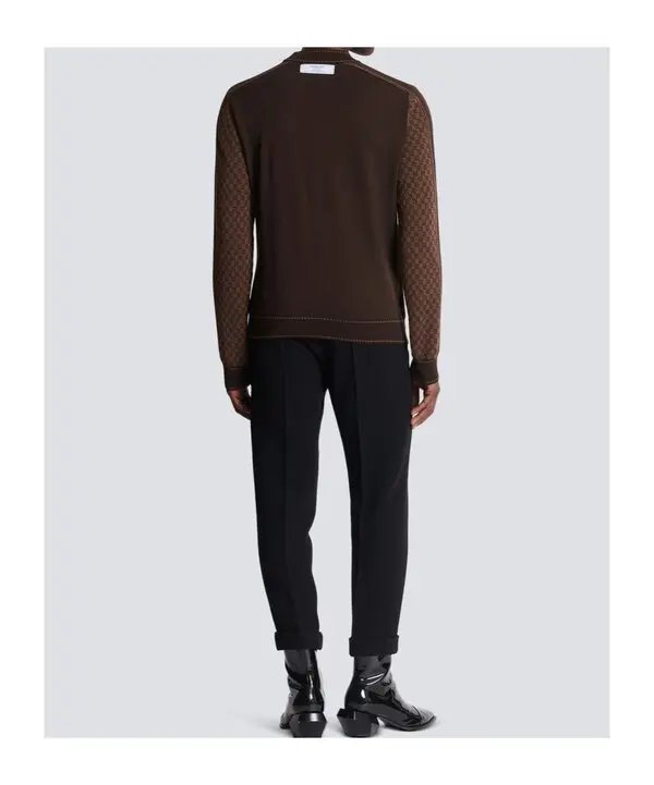 Balmain Mini Monogram Knit Jumper