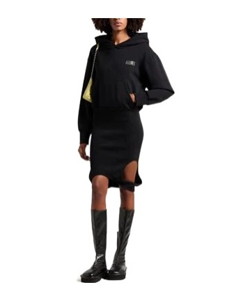 MAISON MARGIELA Fleece Jersey Midi Dress