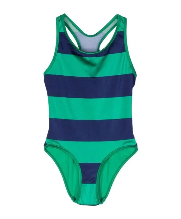 Zimmermann Striped Racerback Swimsuit - Green