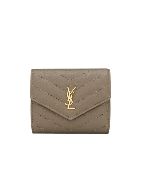 Saint Laurent Cassandre Grain De Poudre Multi-fold Wallet