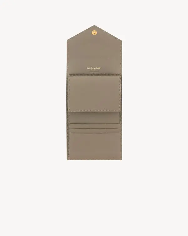 Saint Laurent Cassandre Grain De Poudre Multi-fold Wallet