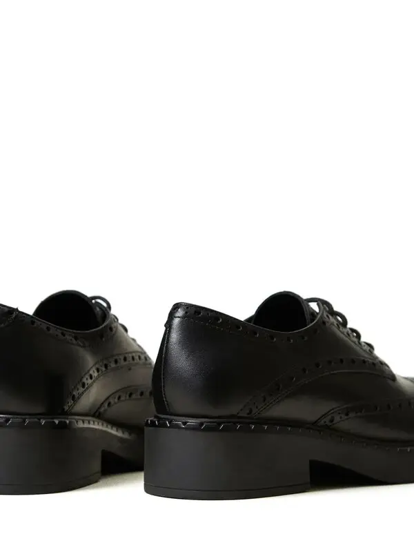 TWINSET Leather Wingtip Lace-up Shoes