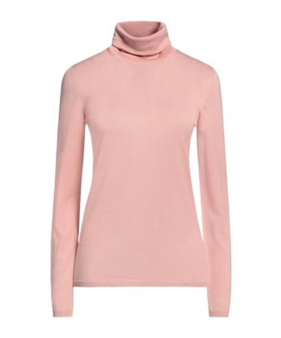 Max Mara Solid Wool Turtleneck Knit Top