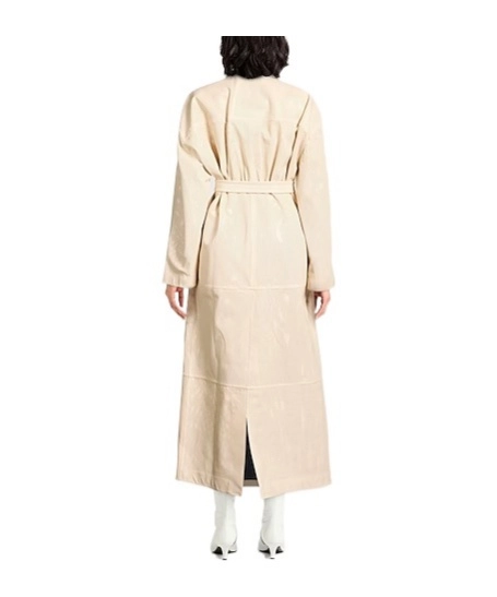Sportmax Single-breasted Belted Trench Coat