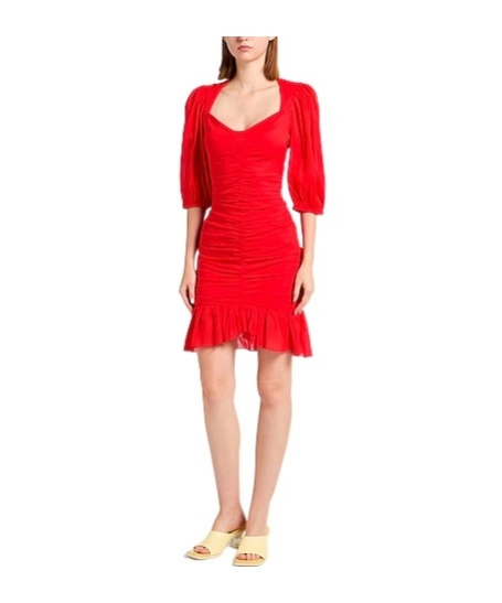 Isabel Marant Étoile V-neck Gathered Midi Dress