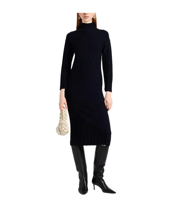 Max Mara Solid Color Knit Dress