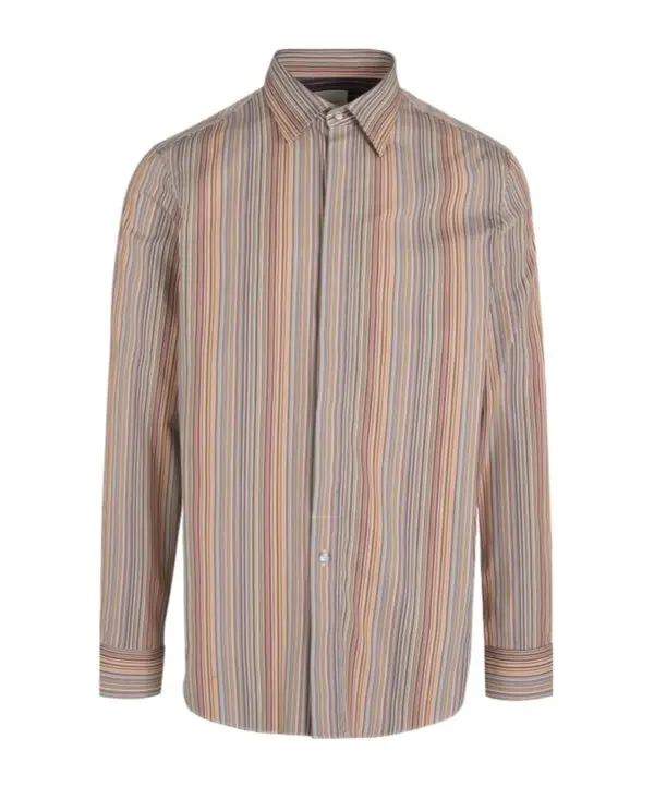 Paul Smith Signature Striped Shirt - Nude