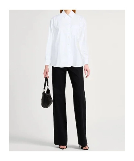 MAXCO. Solid Colour Shirts Blouses