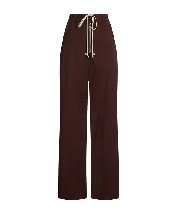 Rick Owens Minimalist Loose Straight-leg Trousers