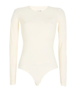 MAISON MARGIELA Long Sleeve Bodysuit - White