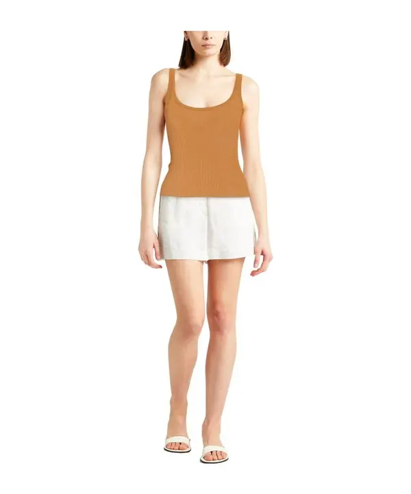 Max Mara Solid Sleeveless Knit Top