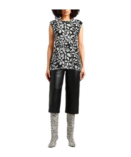 Marni Sleeveless Floral Print Top