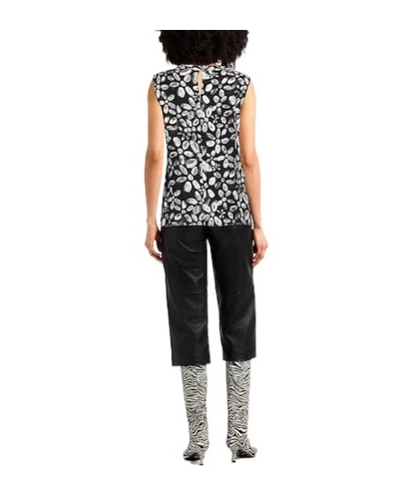 Marni Sleeveless Floral Print Top