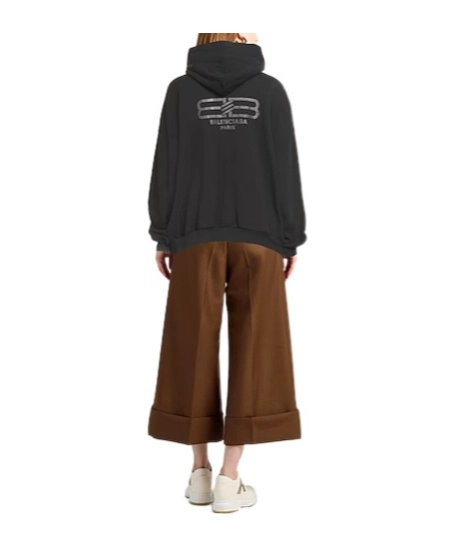 Balenciaga Solid Color Hoodie