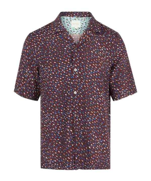 Paul Smith Short Sleeve Shirt - Brown