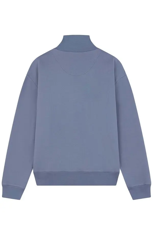 Maison Kitsuné Long Sleeve Sweatshirt - Blue