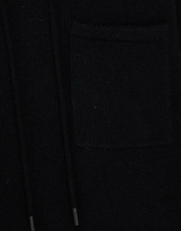 Max Mara Solid Color Hooded Knit Sweater