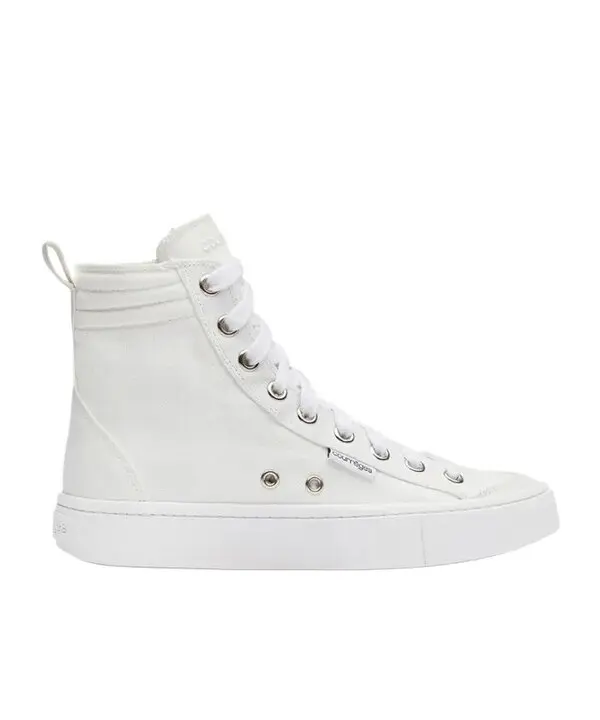 COURREGES Panelled Canvas Sneakers - White