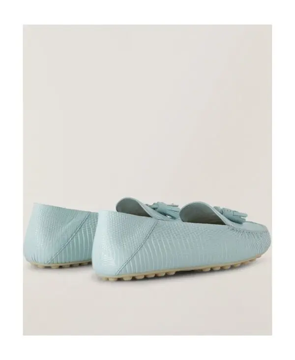 Loro Piana Tassel Detail Loafers - Green