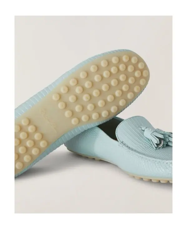 Loro Piana Tassel Detail Loafers - Green