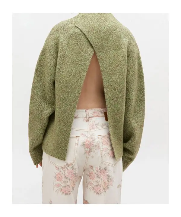 GANNI Open-back Sweater