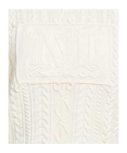 Max Mara Minimalist Solid Cable Knit Top